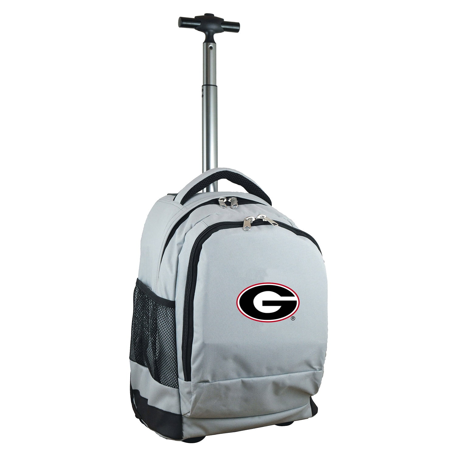 Gray Georgia Bulldogs 19'' Premium Wheeled Backpack - Walmart.com