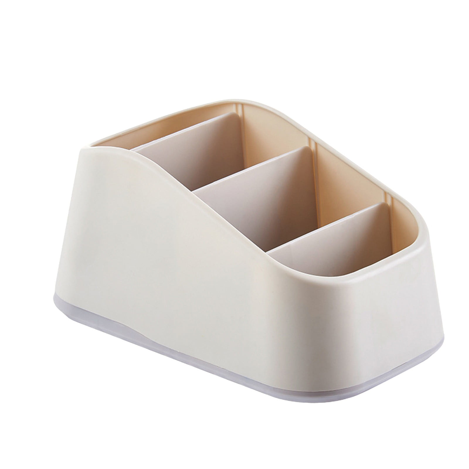 Gray Gray Desktop Storage Box With Dividers For Organizing Stationery ...