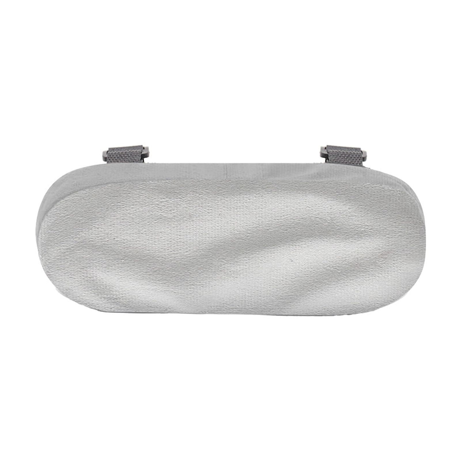 Gray Gray Memory Foam Armrest Cushion Cover With Zipper For Office ...
