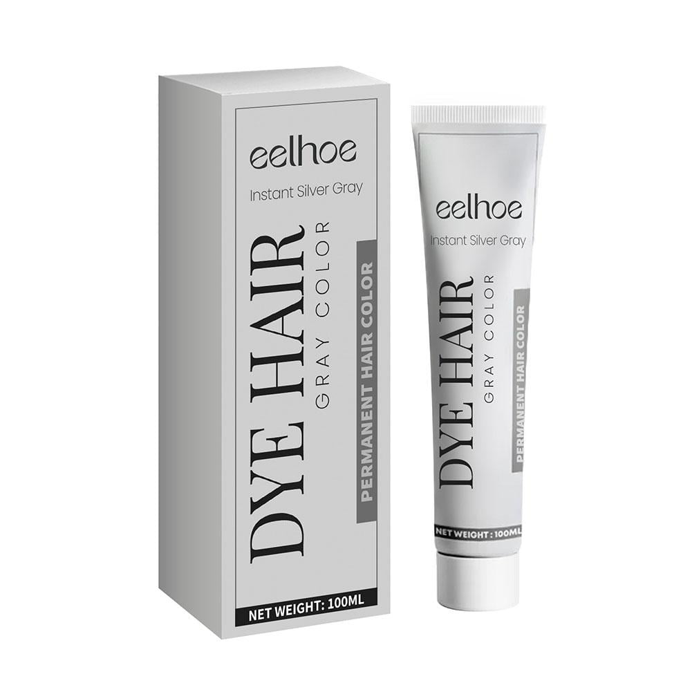 Gray Hair Dye Clearance Unisex Diy Fashion Gray Color Super Gray Hair Cream 100ml