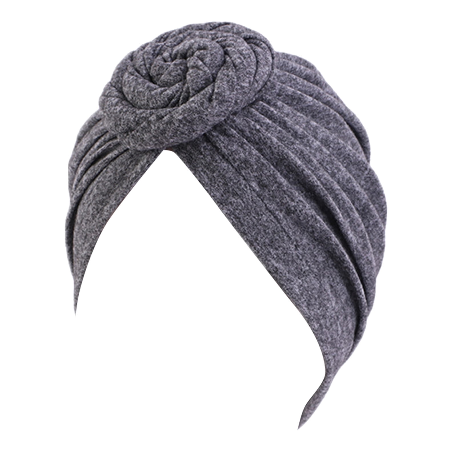 Gray Headband for Women Cancer Head Scarf Hat Cap Hair Scarf Turban ...