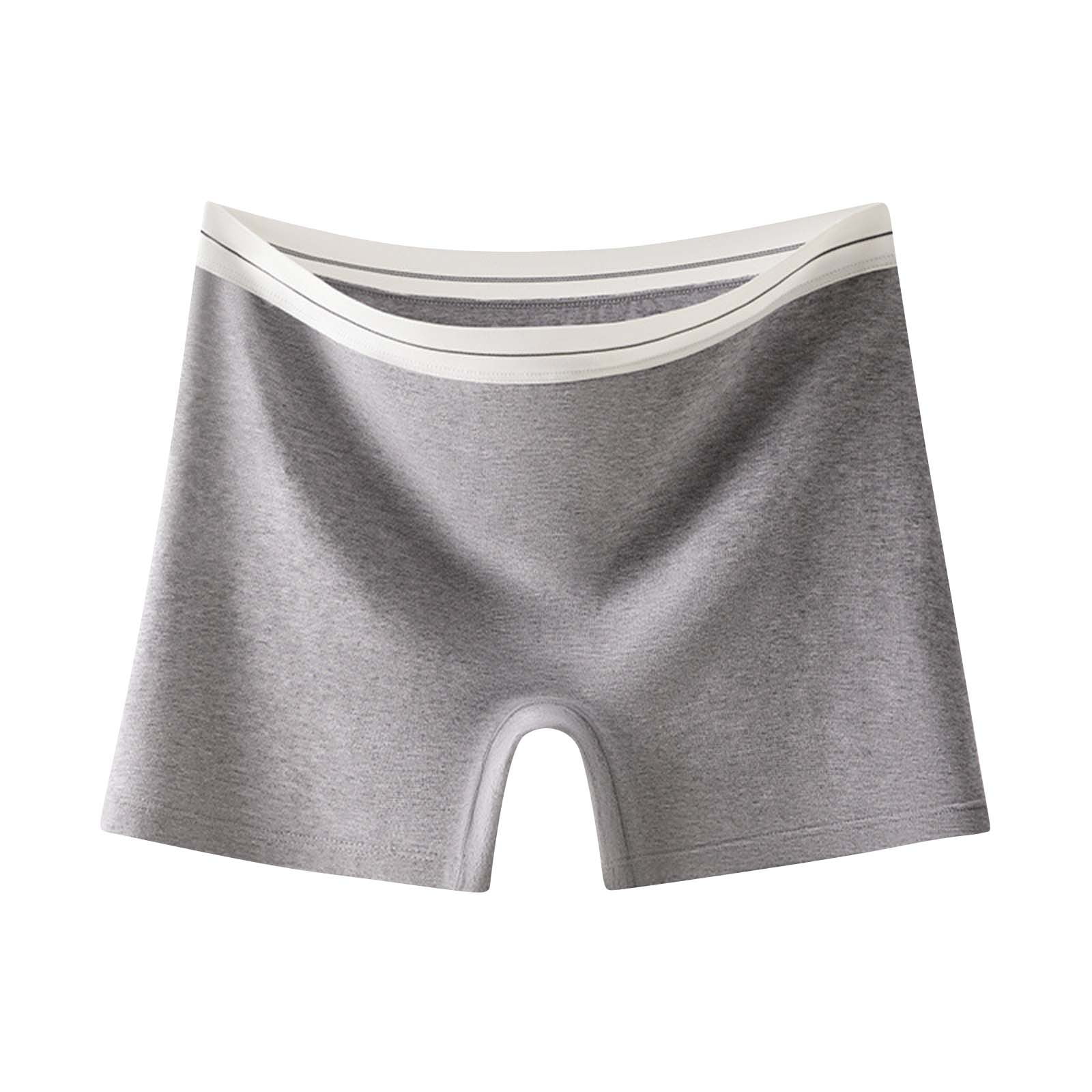 Gray High Leg Butt Lifter Warm Lower Belly Fat Boyshorts for Women ...