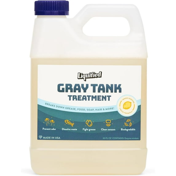 Gray Holding Tank Digester - Odor Eliminator - Lemon Scent - Matts RV ...