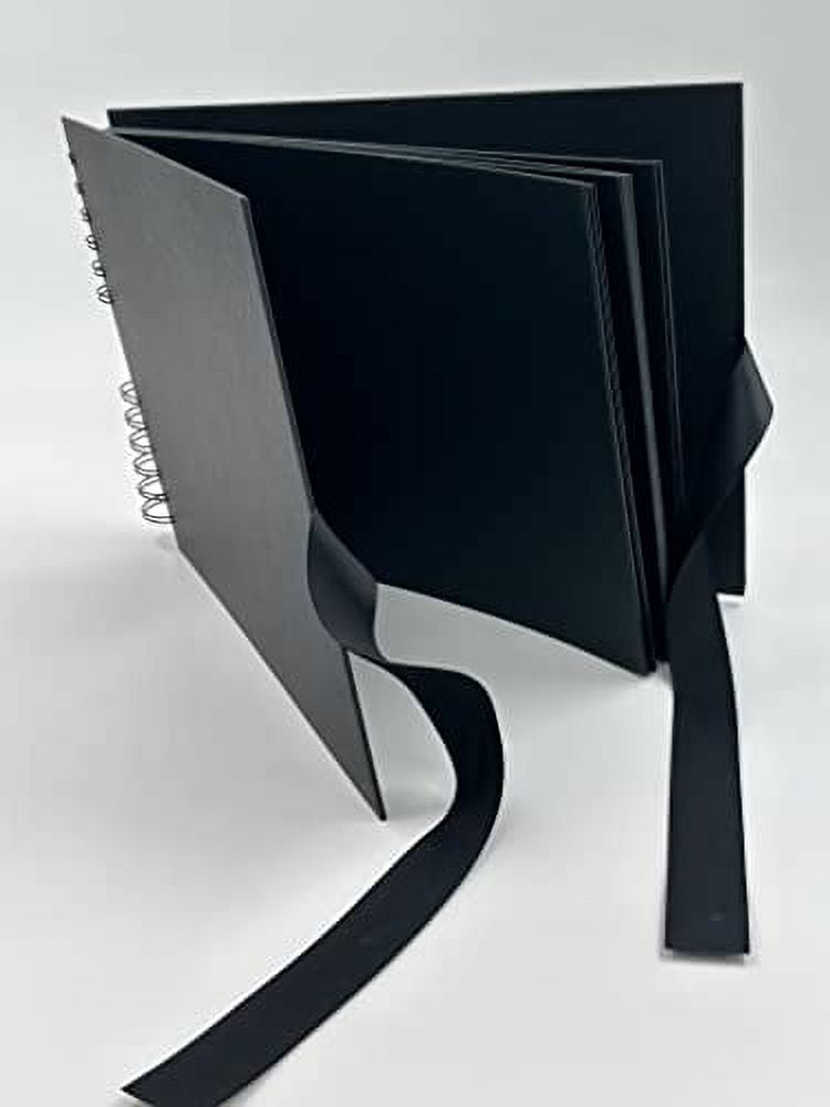Gray Lane Black Scrapbook Album, 8 x 12 Inches, 80 Pages, Photo ...