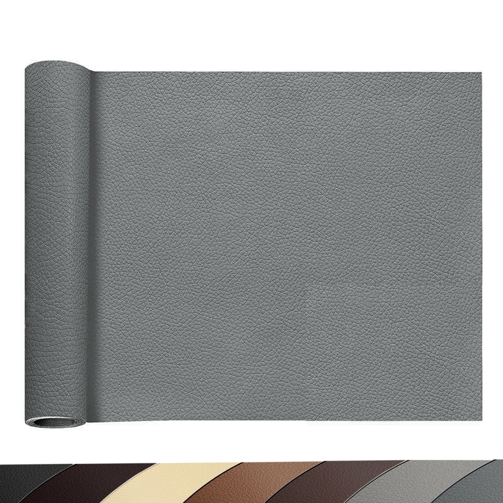 Gray Leather Repair Patch,19.7 × 54 inch Self Adhesive Leather Repair ...