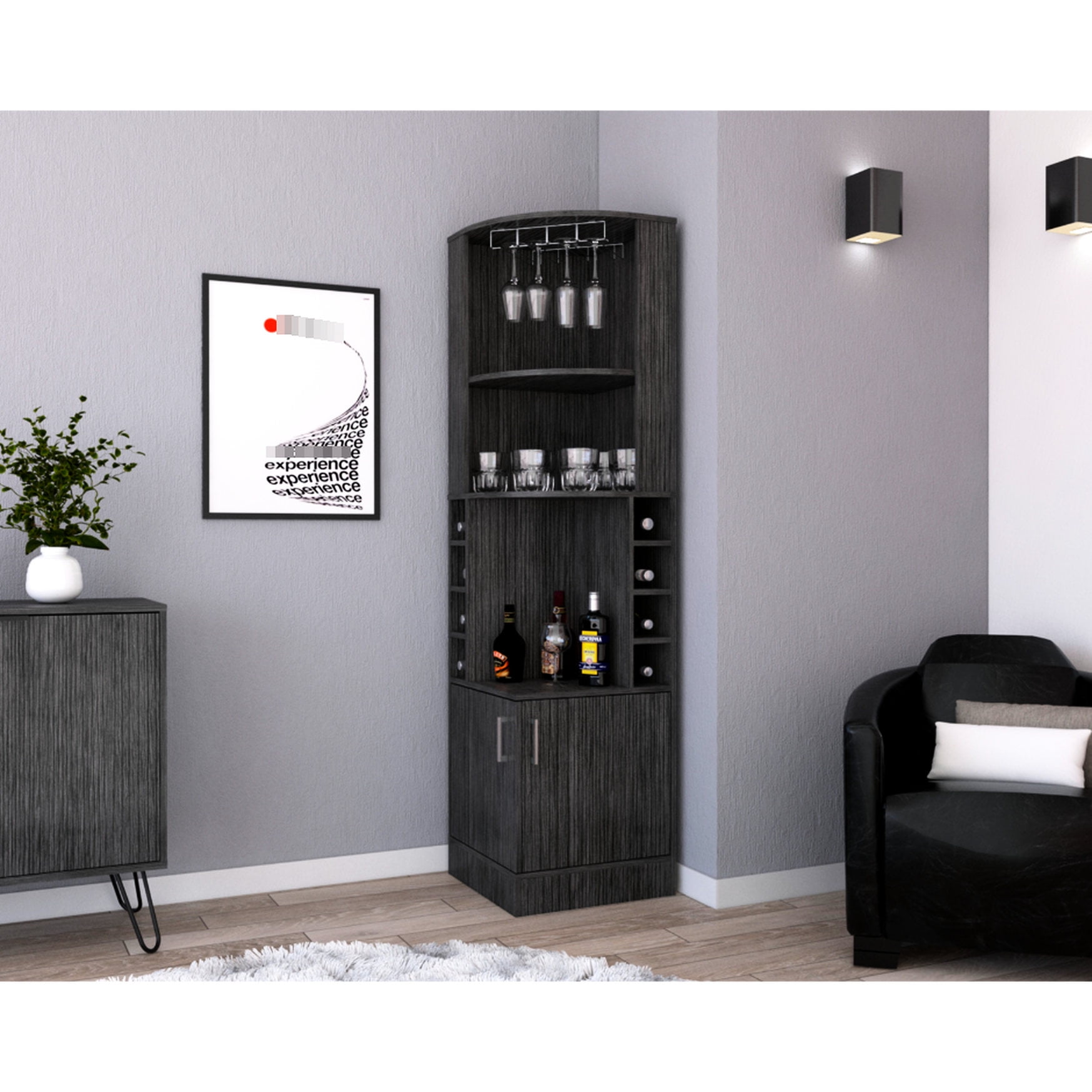Gray Main Color - 2 Side Doors - Outdoor Bar - Protect Contents ...