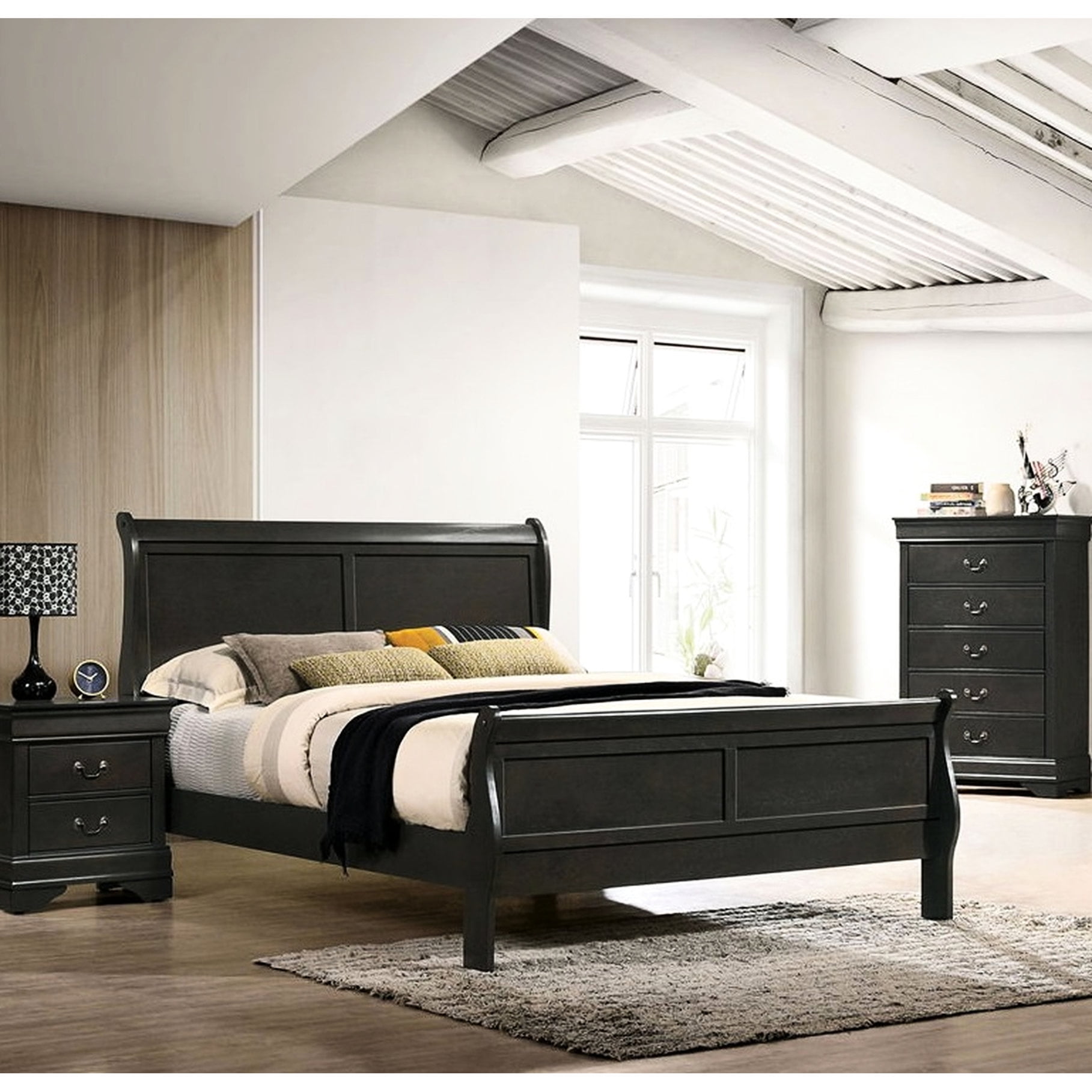 Gray Main Color - Bed Frame Type - Bedroom Furnishing - Create Cozy ...