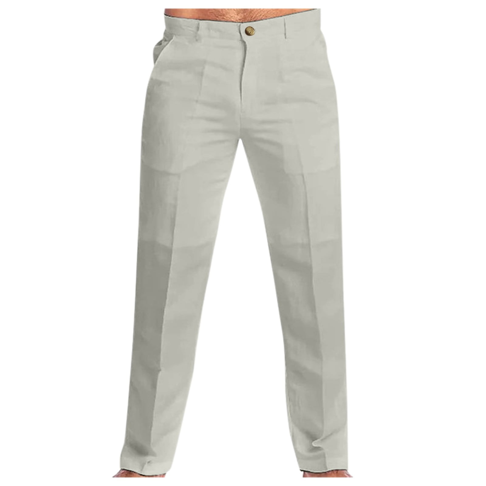 Gray Mens Golf Pants, Compression Pants Men, Weekend Cotton Formal ...