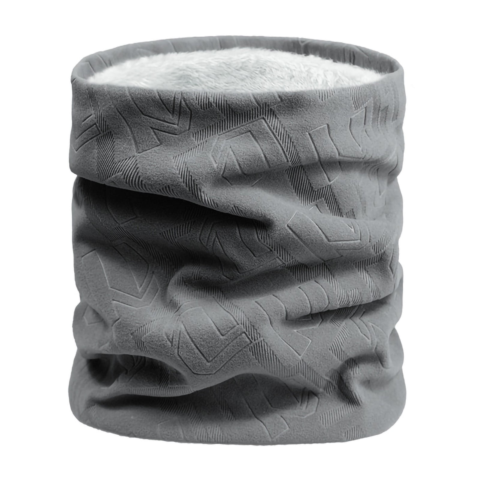 Gray Mens Outdoor Neck Protection Windproof Cold Proof Warm Daily ...