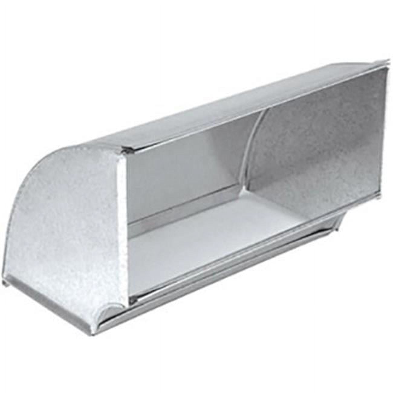 Gray Metal 10X3-120 10 x 3.25 in. No.120 Wall Stack Elbow - Walmart.com