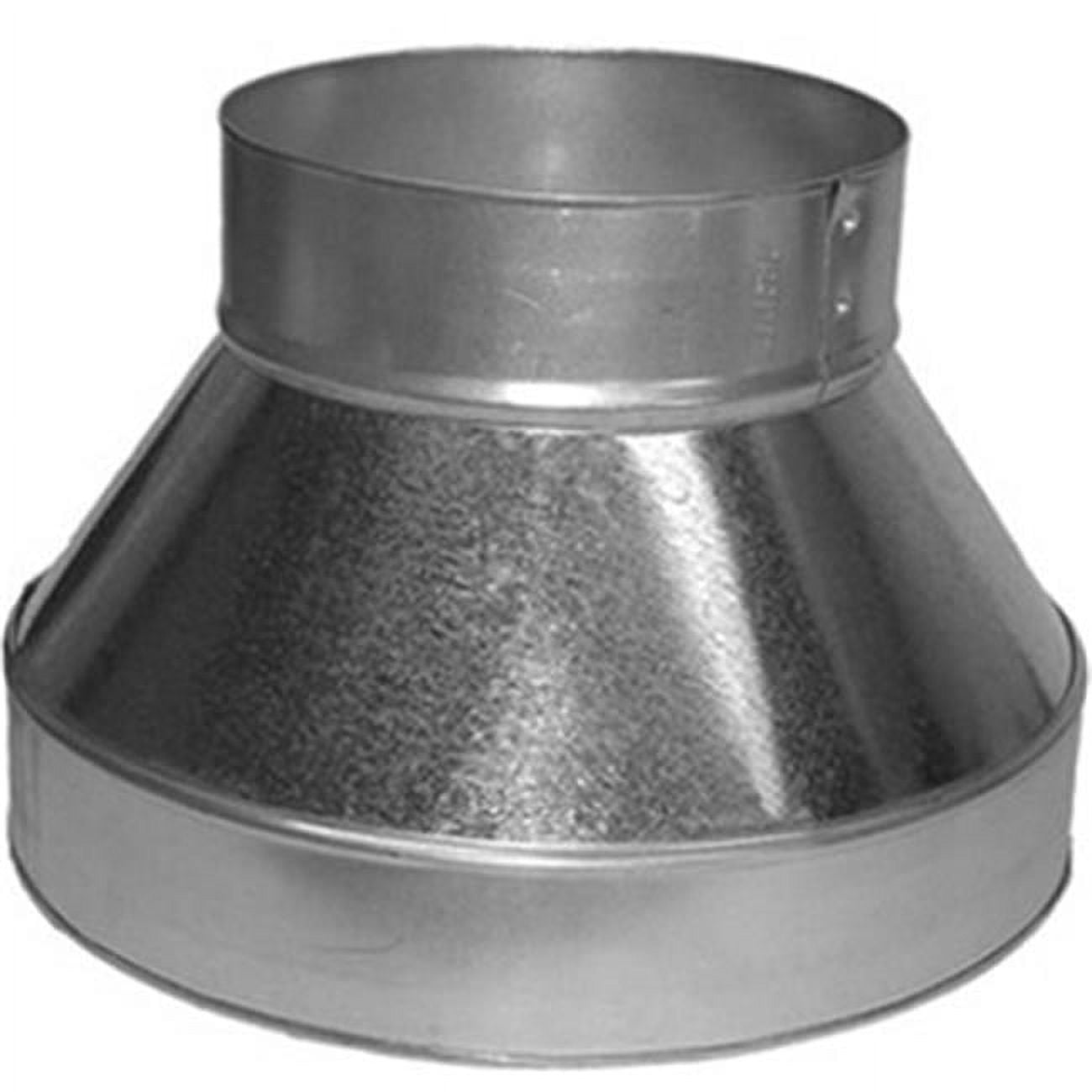 Gray Metal 7X6-311P 7 x 6 in. Uncrimped Galvanized Stove Pipe Reducer ...