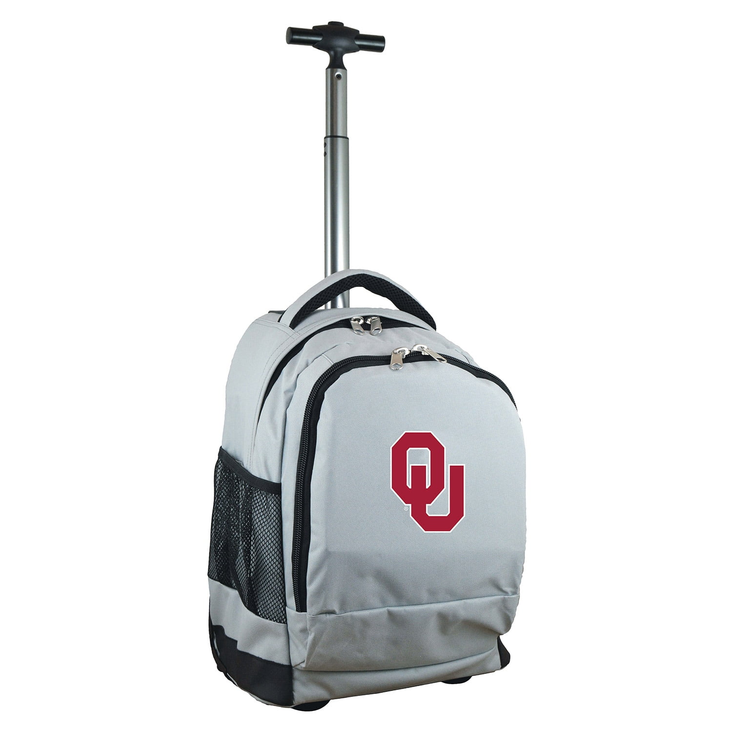 Gray Oklahoma Sooners 19'' Premium Wheeled Backpack - Walmart.com