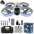 Gray Optical Flow Drone With 2.4 Inch Screen Remote Control, Adjustable ...