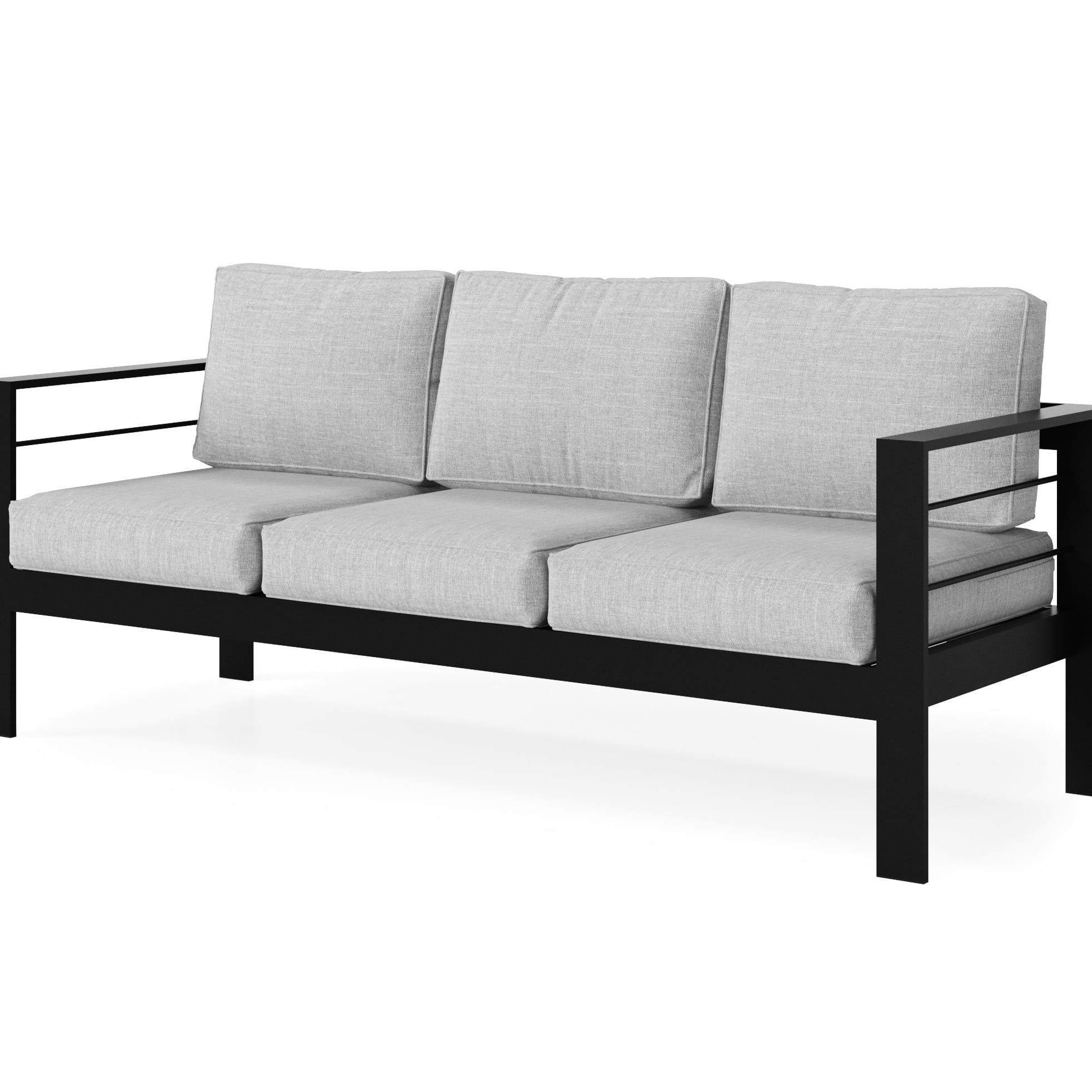 Gray Patio With Thick Powder Coated Aluminum Frame Outdoor And Fade ...