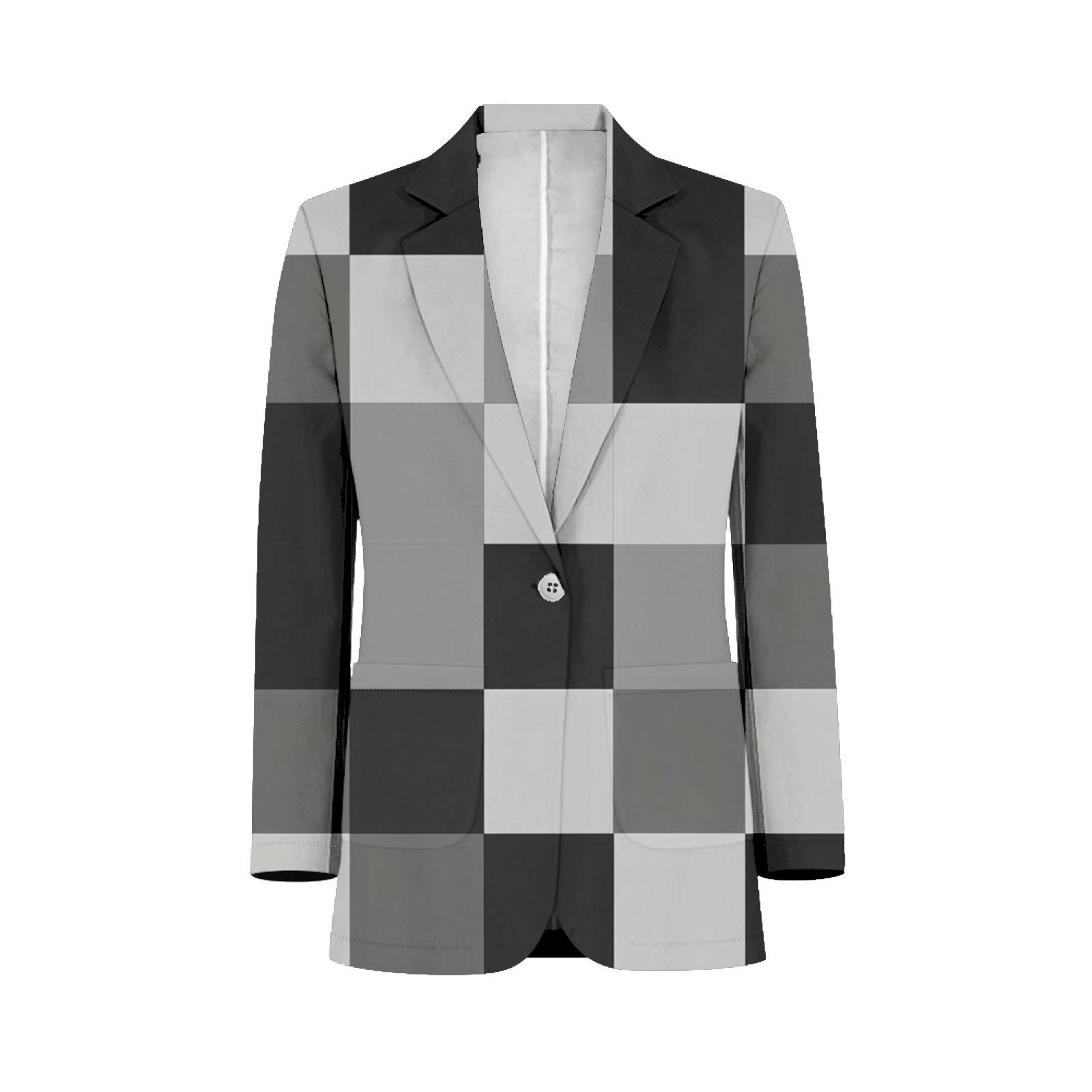 Gray Pixel Art Design Mens Suits Shawl Collar Slim Fit Suit Mens Groom ...