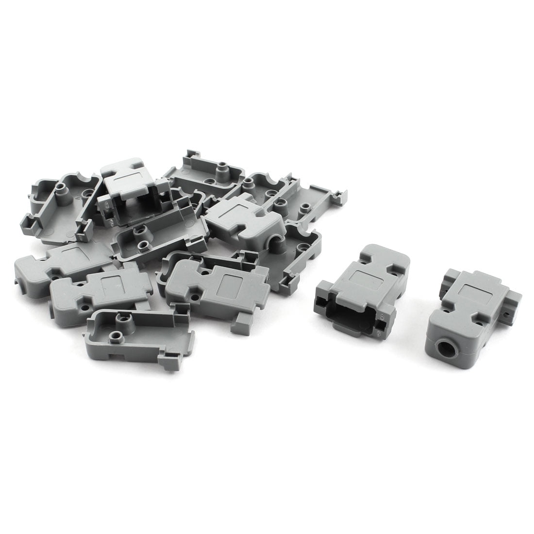 Gray Plastic RS232 DB9 Female Connector Hood Cover Cap 10 Pcs - Walmart.com
