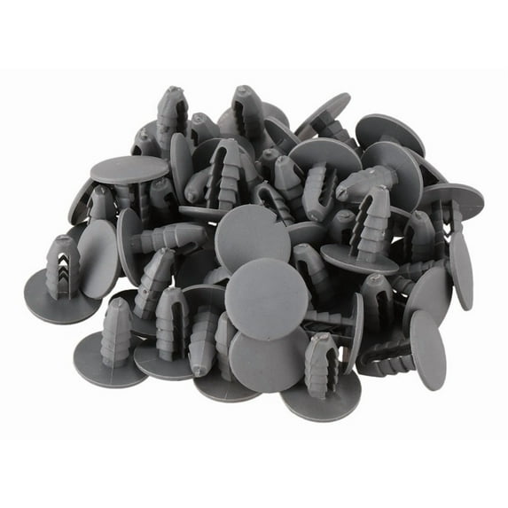 Gray Plastic Rivet Door Push Clip With O - Walmart.com