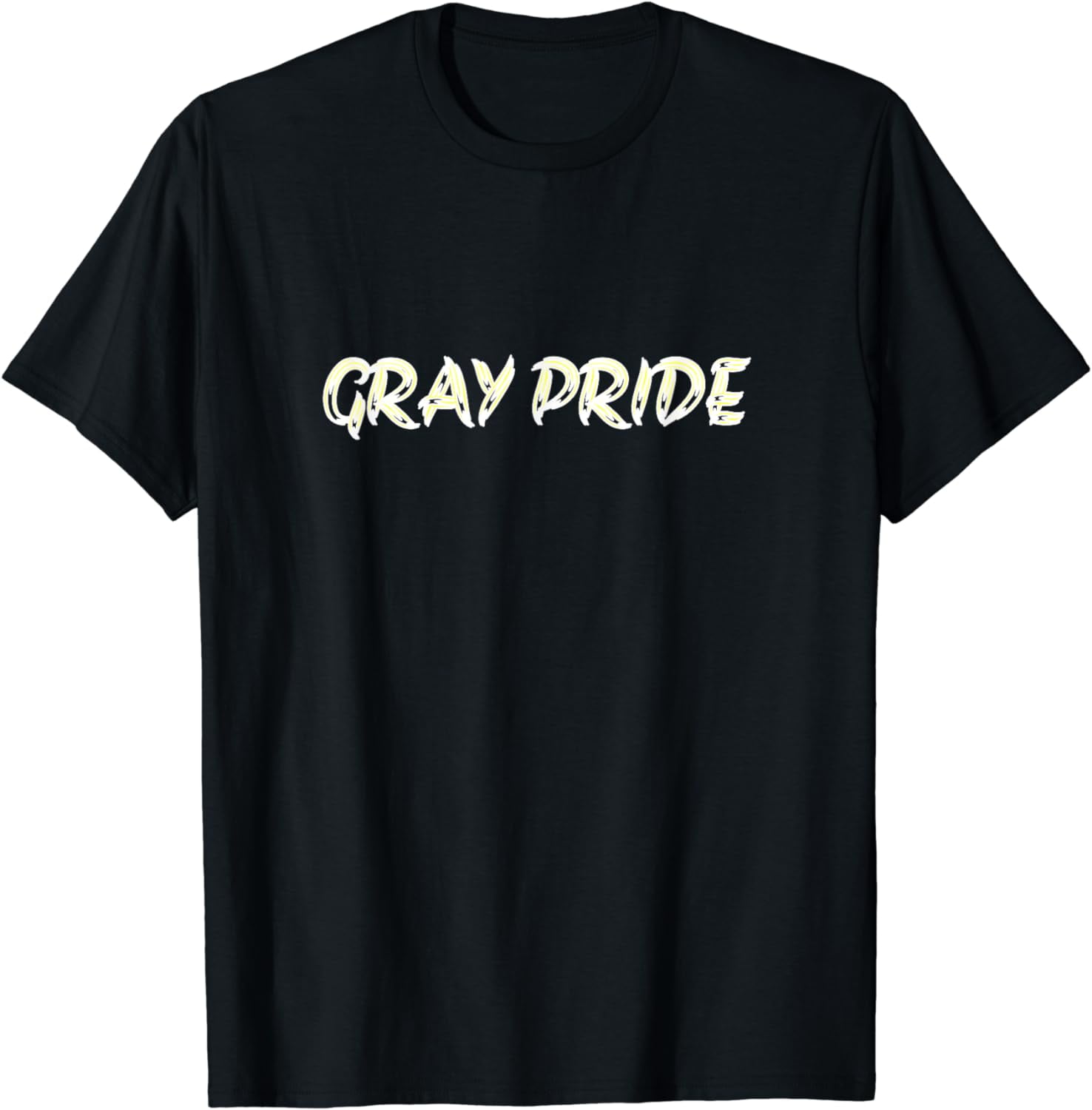 Gray Pride Grey Hair T-Shirt Funny Natural Silver Granny - Walmart.com
