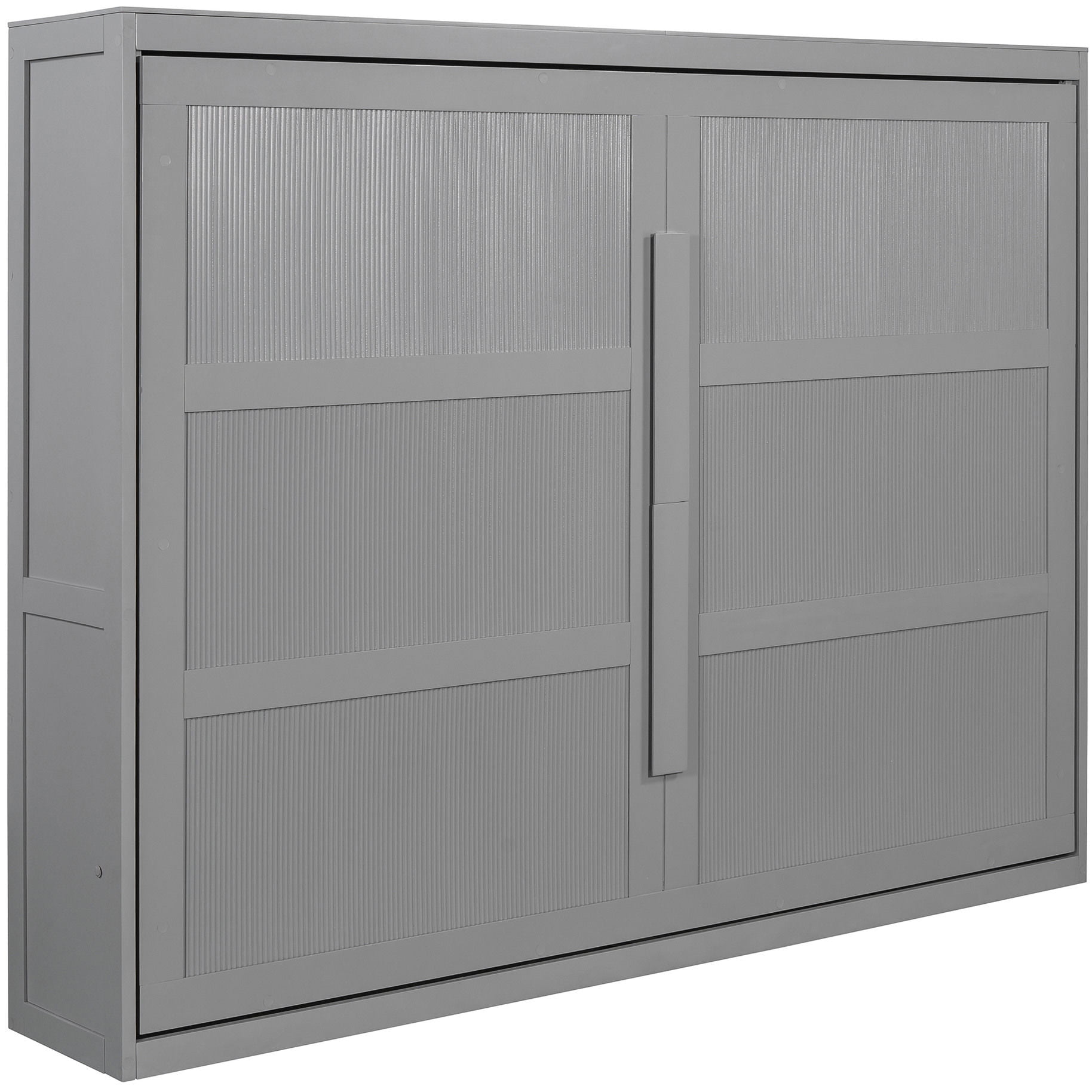 Gray Queen Murphy Bed | Pressure Absorption, Easy Assembly | Multi ...