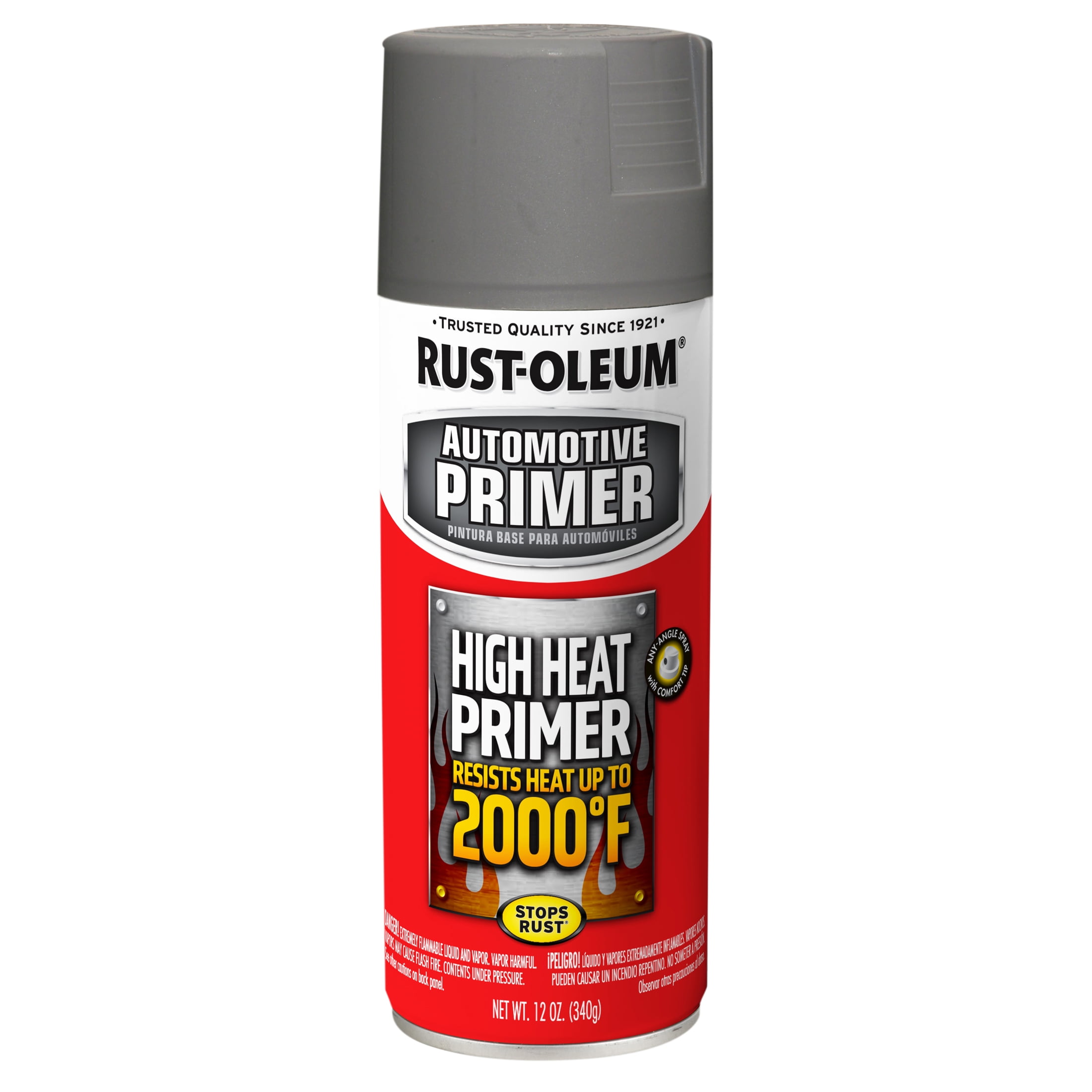6 Pack, Gray, Rust-Oleum Automotive High Heat 2000 Degree Spray Primer ...