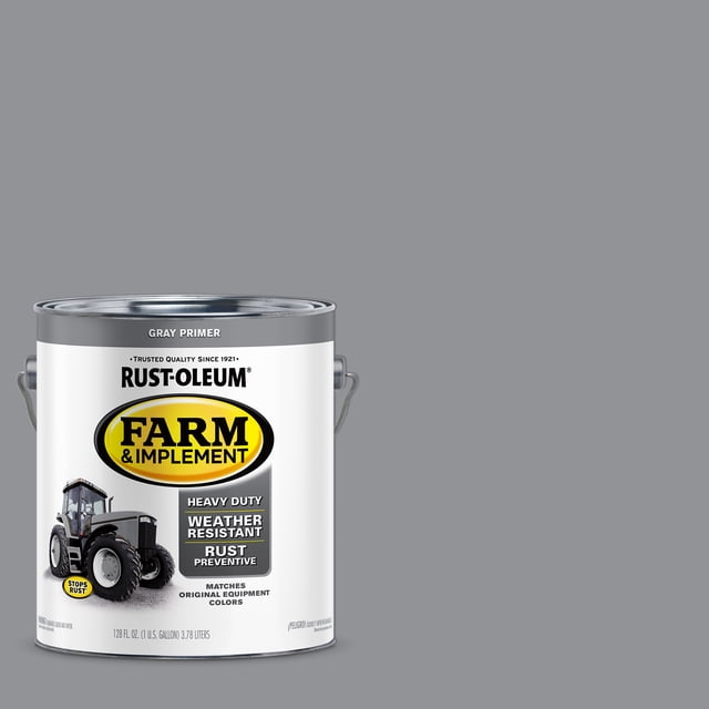 Gray , Rust-Oleum Flat Farm and Implement Paint- Gallon, 1 Pack ...