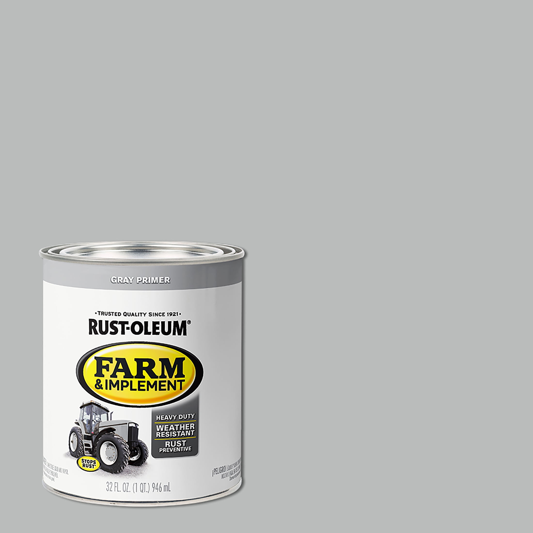 2 Pack, Gray, Rust-Oleum Flat Specialty Farm and Implement Primer ...