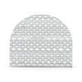 Gray Scallop Pattern Design Thick U Shape Acrylic Napkin Holder Non ...