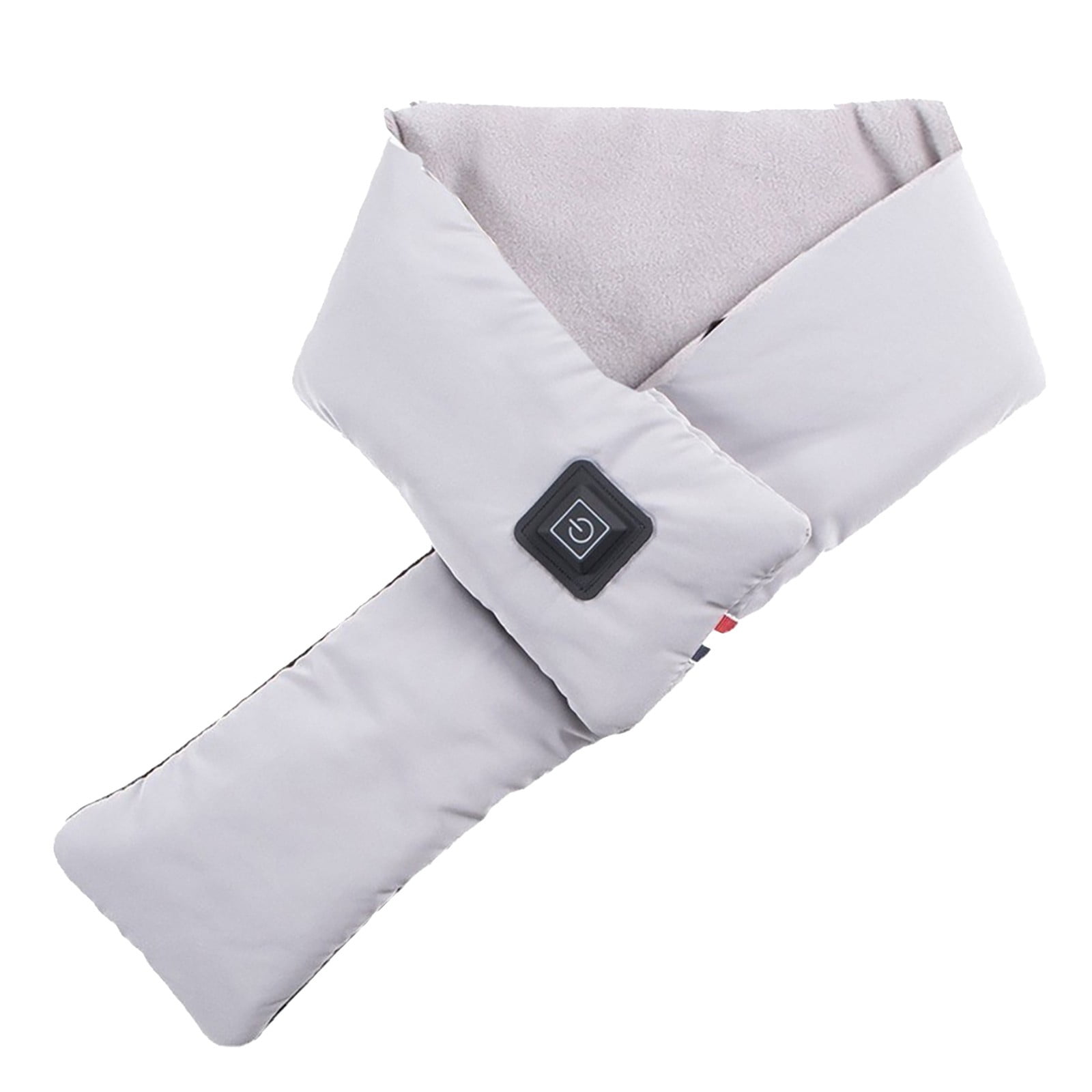 Gray Scarf Winter Warm Scarf Warm New Padded Down Cotton Scarf ...