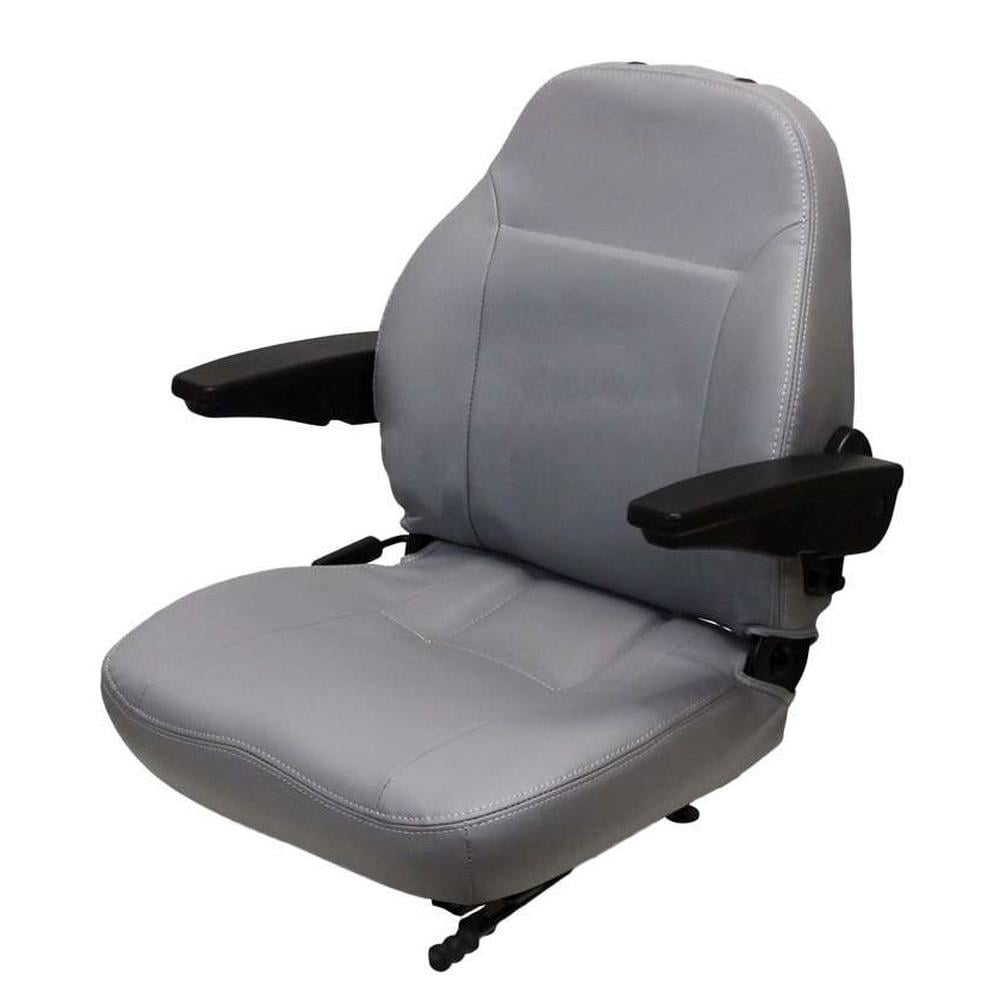 Gray Seat w/armrests Fits Exmark, Fits Toro Zero Turn Mowers - Walmart.com