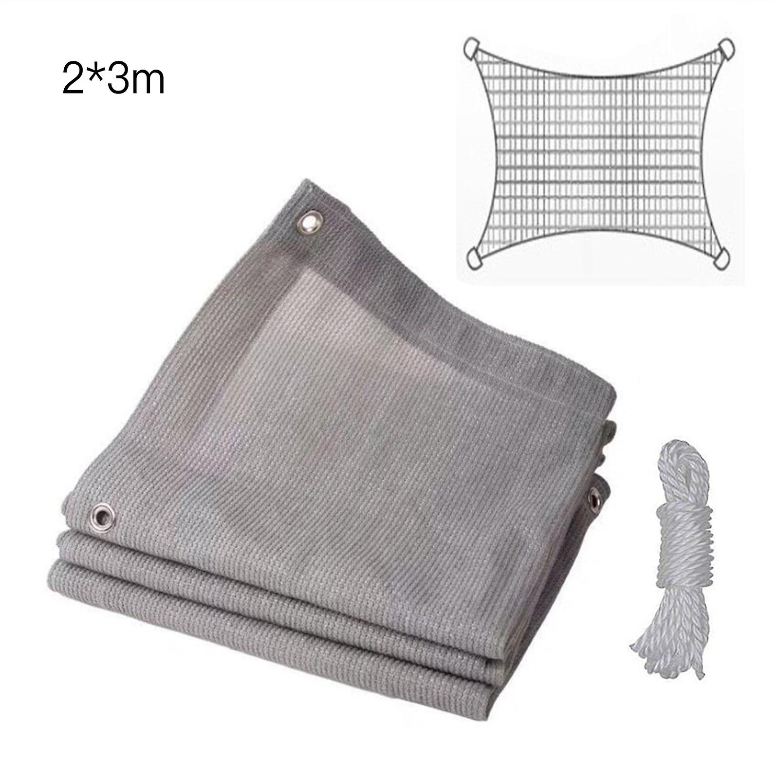 Gray Shade Cloth Net With 95% Sun Block For Balcony Yard Outdoor Roof ...