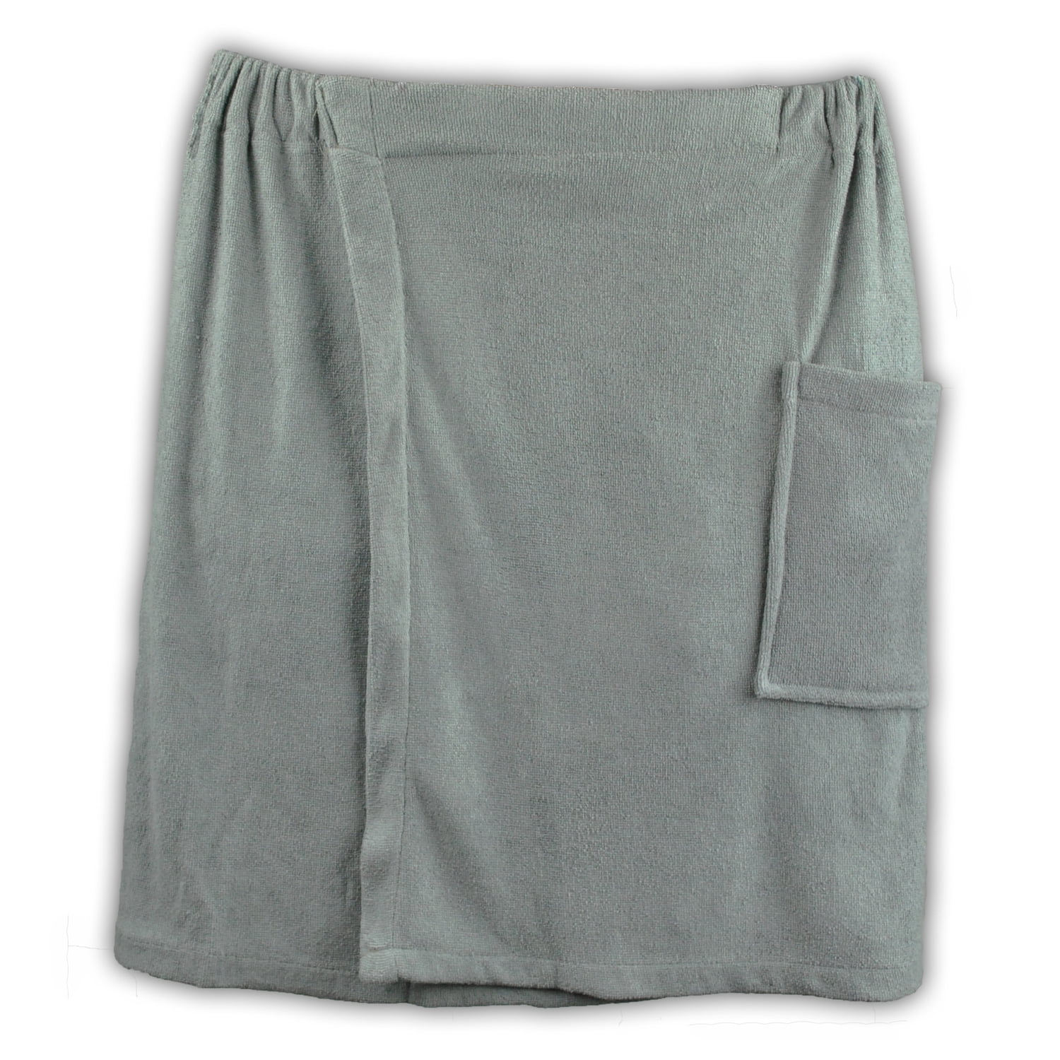DII Gray Microfiber Shower Wrap for Men, Ultra Absorbent, 54x20 Inches ...