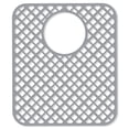 Gray Silicone Sink Mats 2 Pack Trellis Pattern Kitchen Protection ...