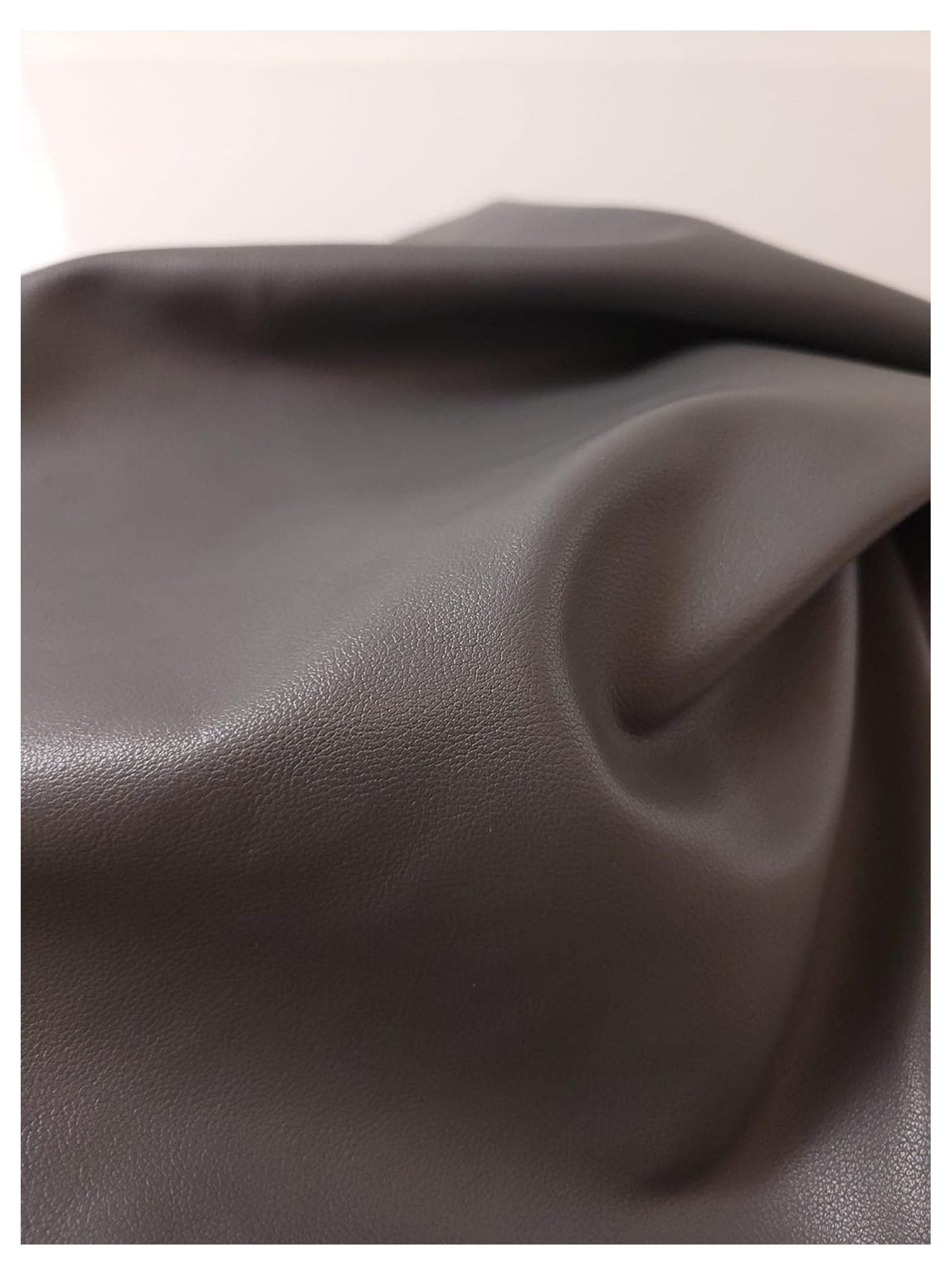 | Gray Soft Faux Vegan Leather PU (Peta Approved Vegan) | 4 Yards (144 ...