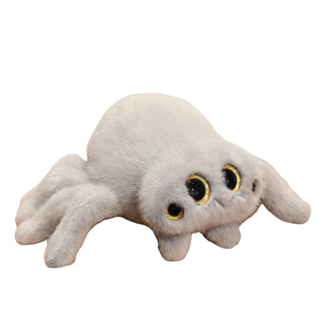 Gray Spider Plush Toy - Super Soft Spider Stuffed Animal for Kid ...