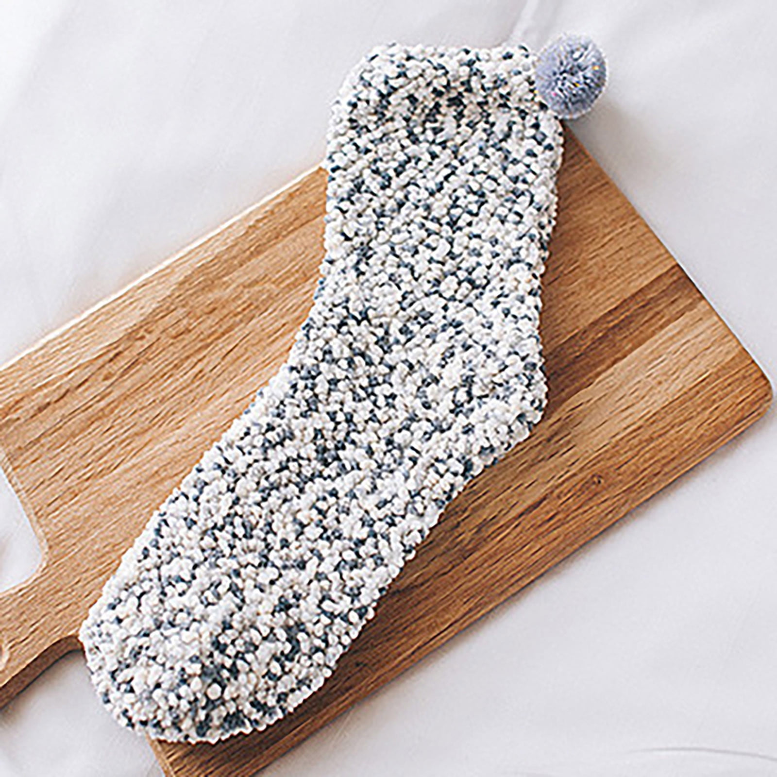 Gray Stockings Ladies Cake Socks Coral Fleece Cake Floor Socks ...
