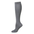 Gray Stockings Summer Mid Tube Solid Color Compression Socks Sports ...