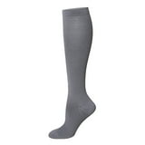 Gray Stockings Summer Mid Tube Solid Color Compression Socks Sports ...