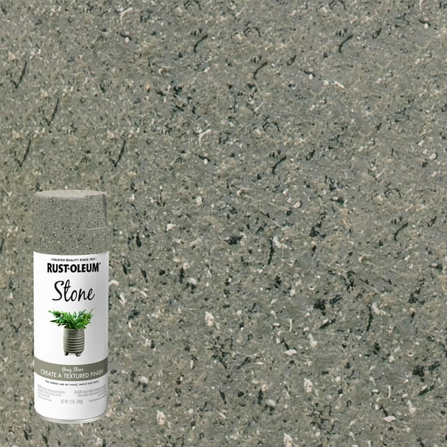 Gray Stone, Rust-Oleum American Accents Textured Spray Paint-7992830 ...