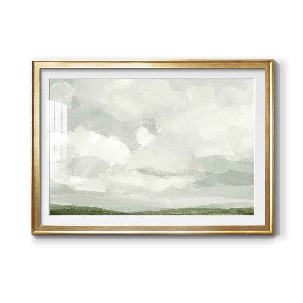 Gray Stone Sky IV Premium Framed Print - Ready to Hang - Walmart ...