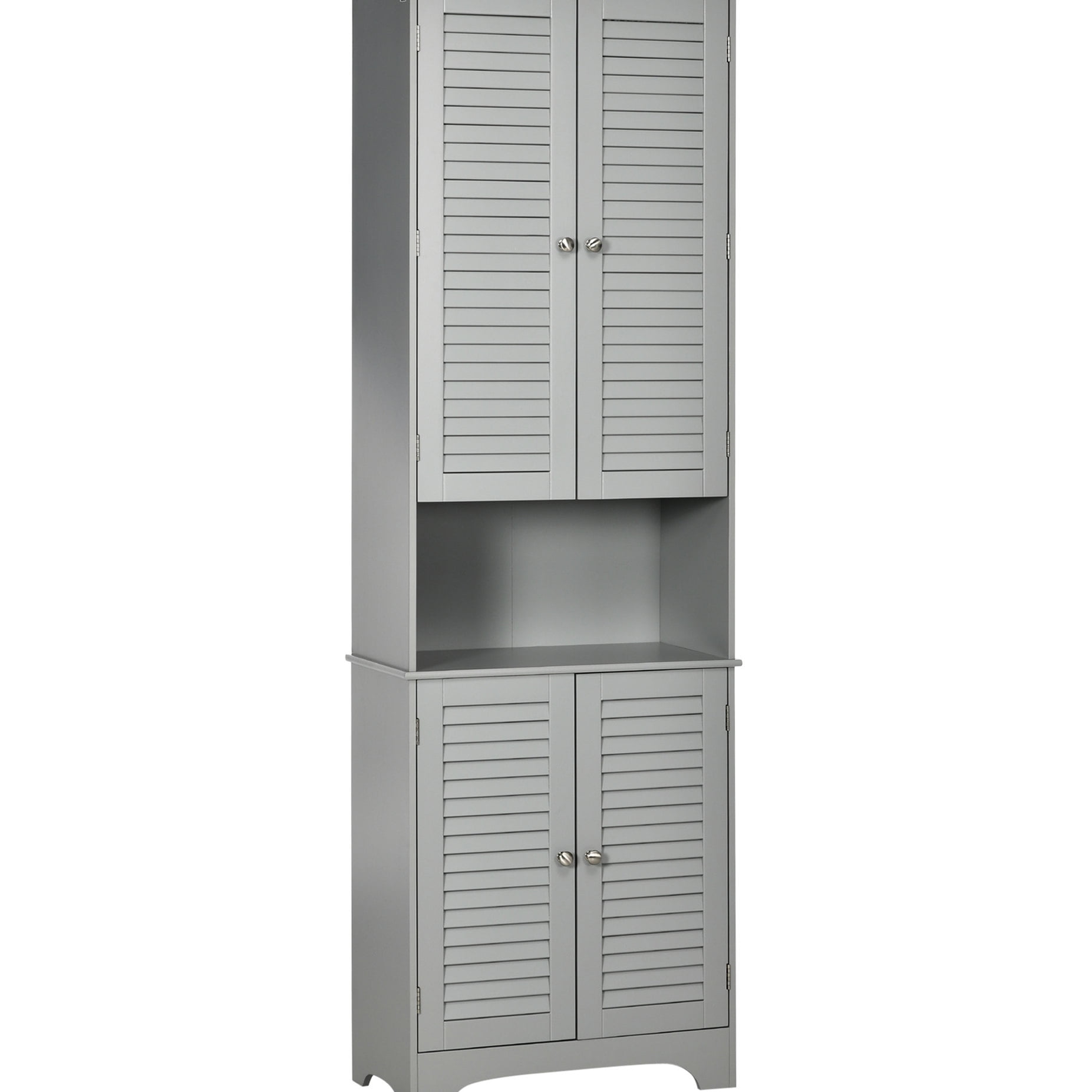 Gray Storage Unit for Bathroom | Multipurpose Use in Living Areas ...
