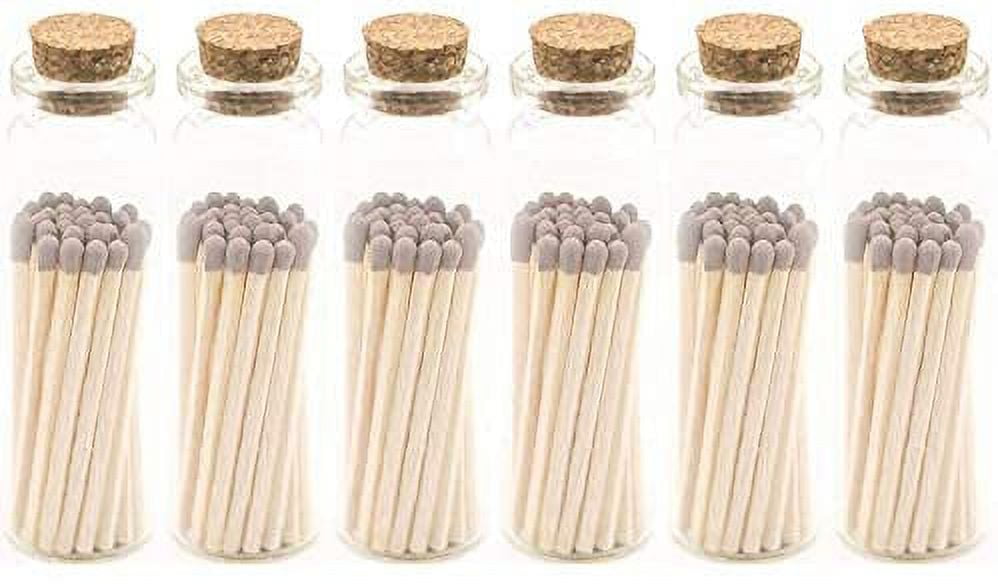 Gray Tip Decorative Matches, 120 Small Premium Wooden Matches | Artisan ...