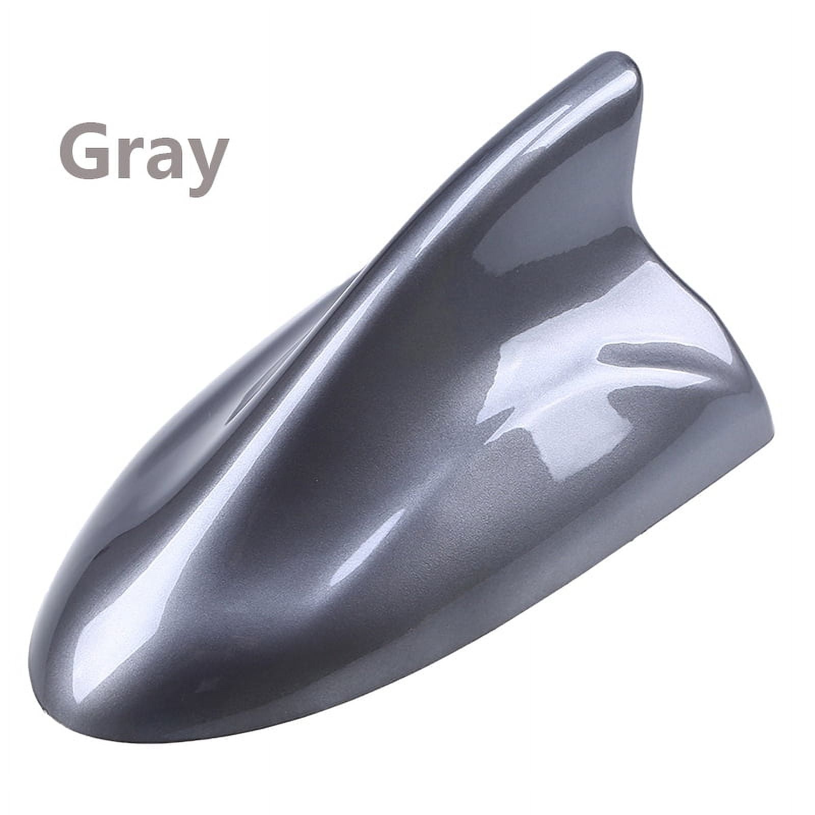 Gray Universal Car Roof Radio AM/FM Signal Shark Fin Aerial Antenna ...