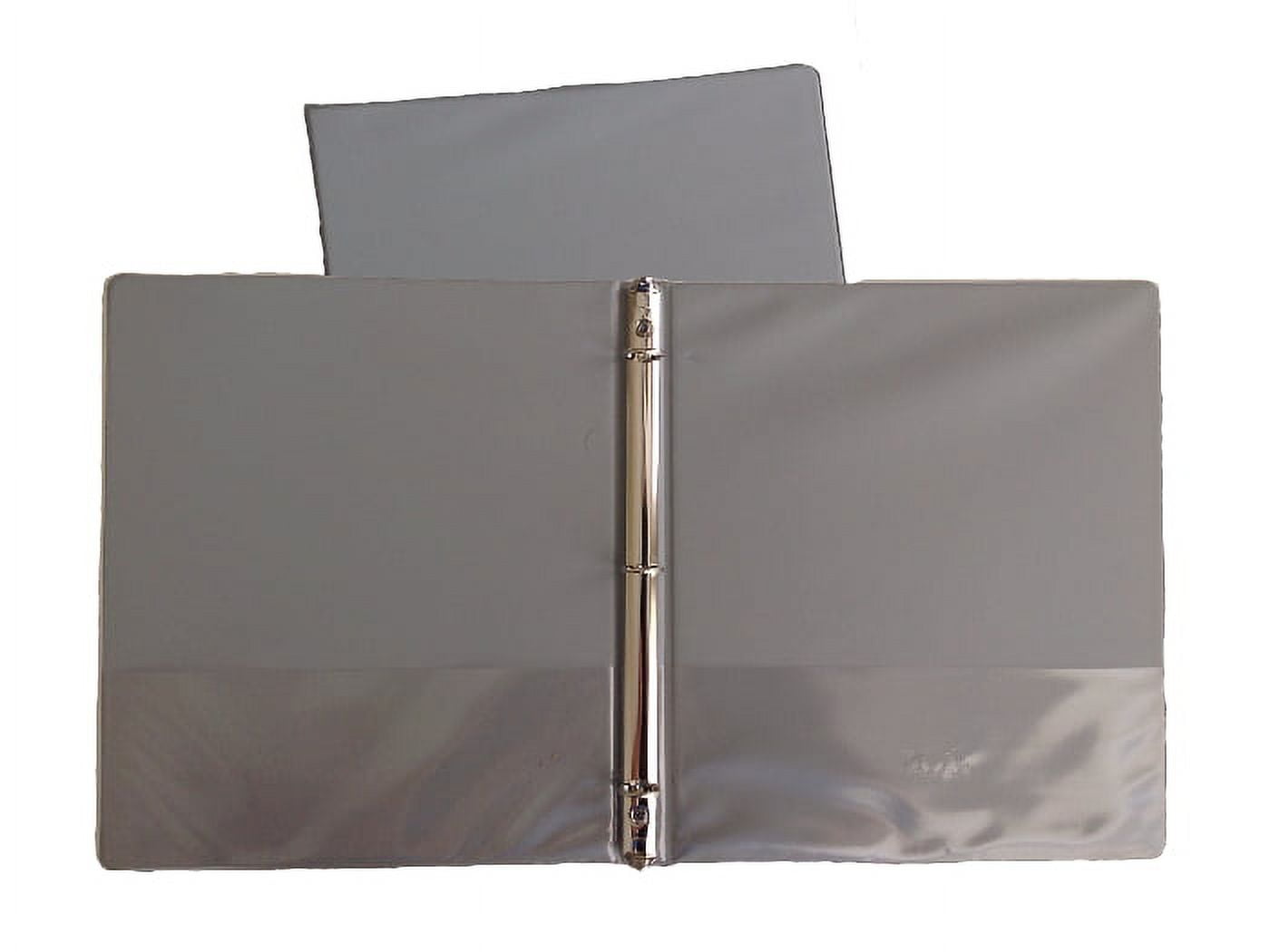 Gray Vinyl Standard 3-Ring Binders, 1/2-Inch, for 8.5" x 11" Sheets ...