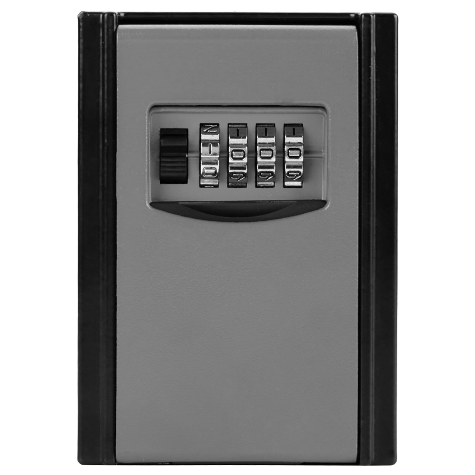 Gray Wall-Mounted 4-Digit Combination Safe Box for Key Storage & Tool ...