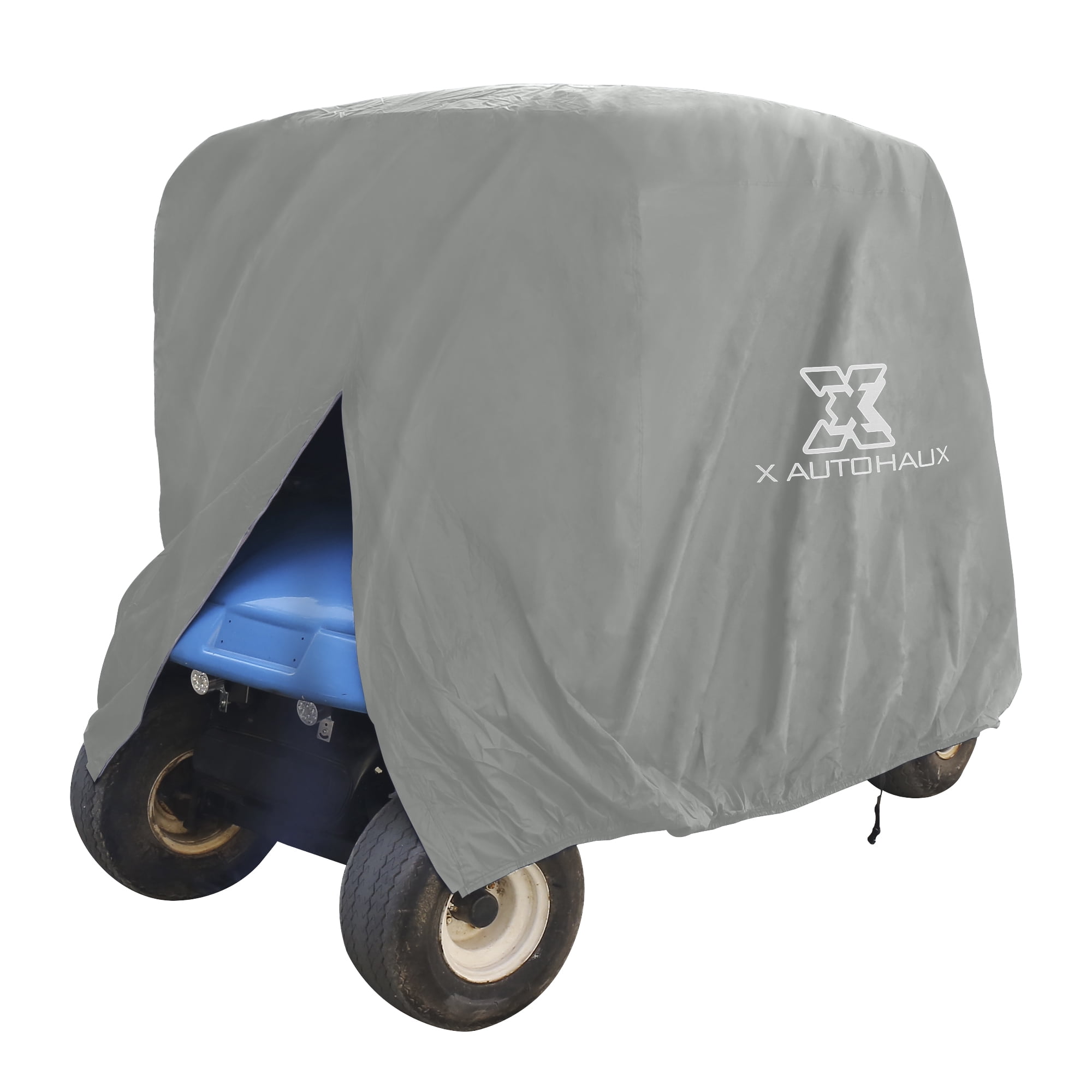 Gray Waterproof Outdoor Sun Rain Resistant Golf Cart Protective Cover ...