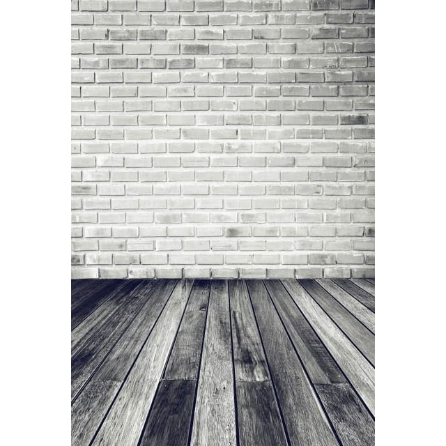 Gray White Backgrounds For Photography Brick Wall Wood Floor Baby Child ...