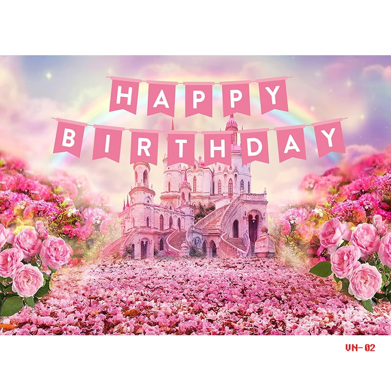 Gray White Brick Wall Happy Birthday Photography Backdrops Props ...
