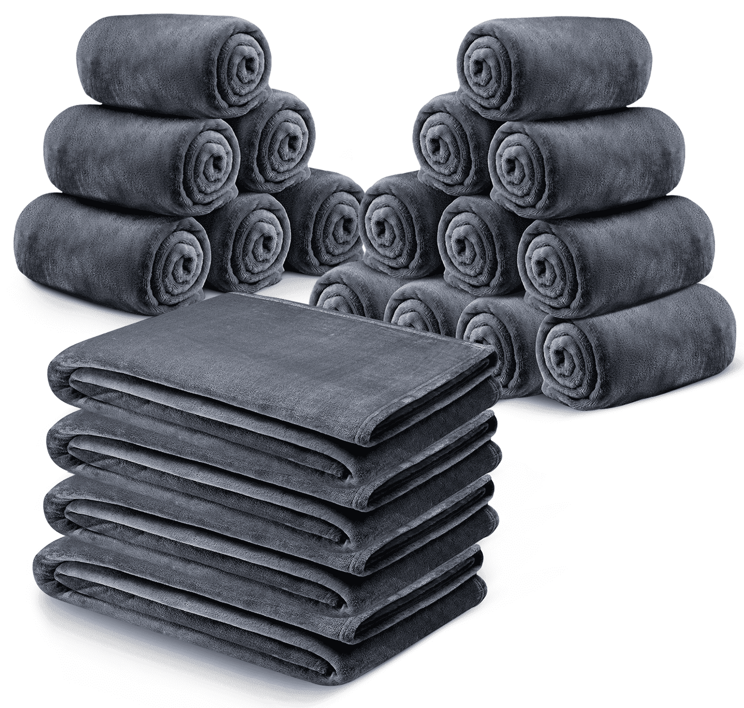 Moonlight20015 Wholesale Fleece Throw Blankets 20-Packs All-Season Soft ...