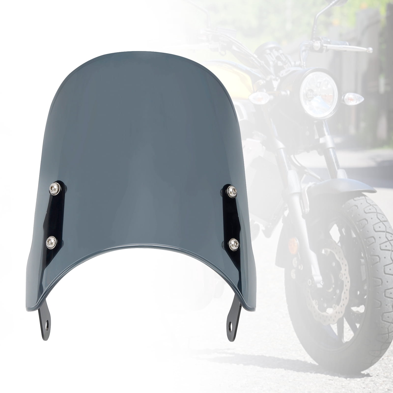Gray Windshield WindScreen fit for YAMAHA XSR 700 900 HONDA CB400 ...