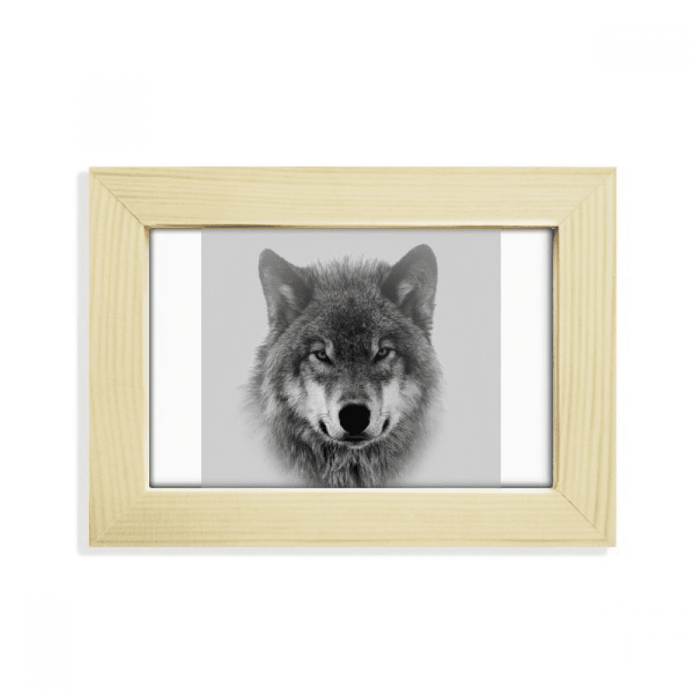 Gray Wolf Hunts Fiercely Art Deco Fashion Desktop Decorate Photo Frame ...